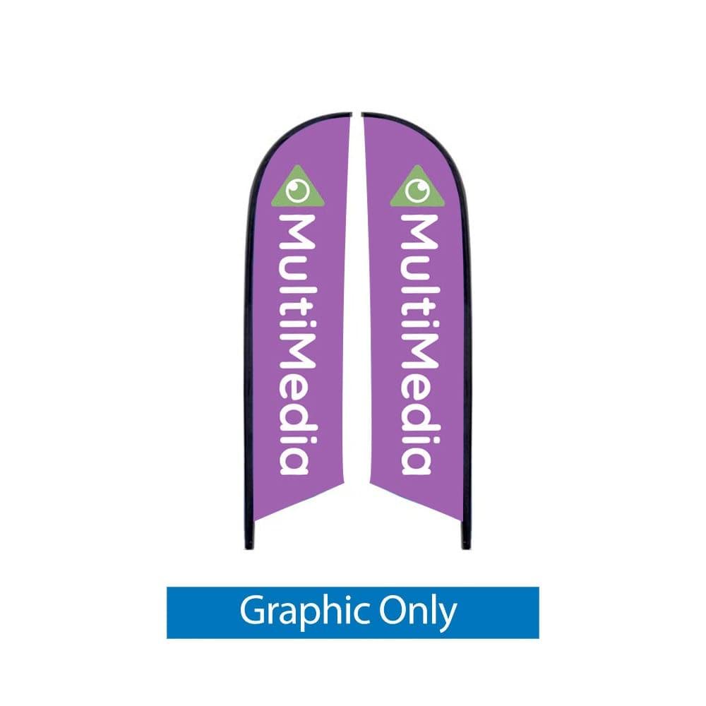 7ft. Falcon Custom Flag – San Diego Sign Company