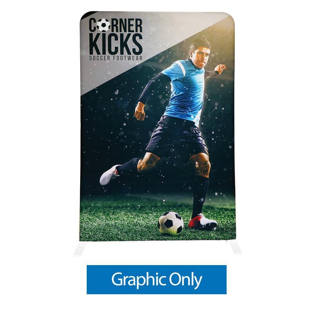 5ft. EZ Stand Fabric Tube Display – San Diego Sign Company