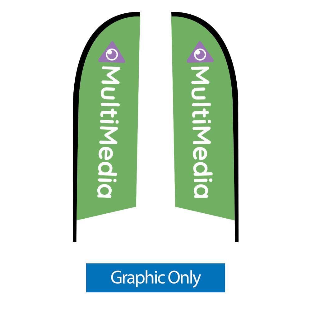 8.25ft. Falcon Custom Flag – San Diego Sign Company