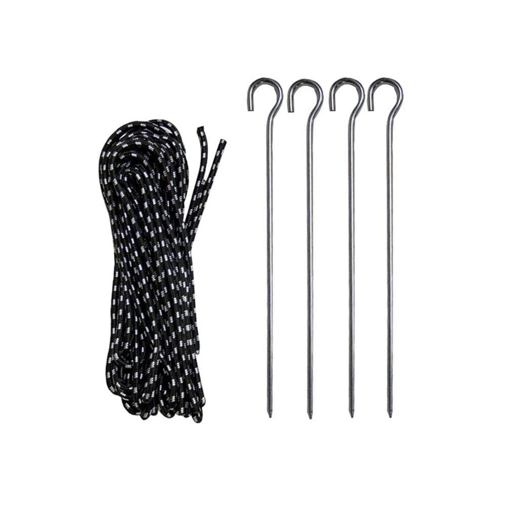 Rope and Stake Set for Casita Canopy (includes 4 Stakes & 4 Bungee ...